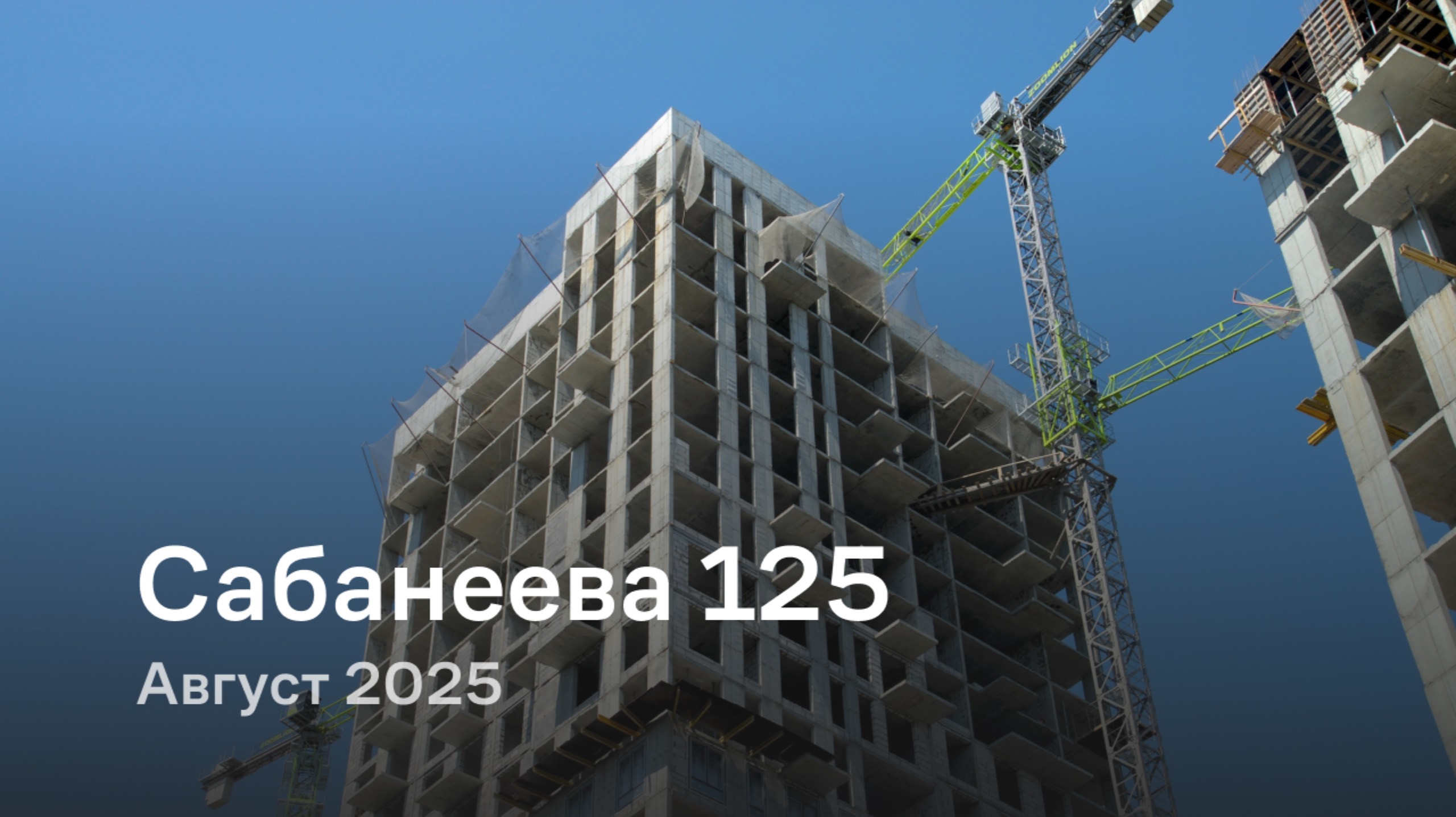 «Сабанеева 125» /  август 2025