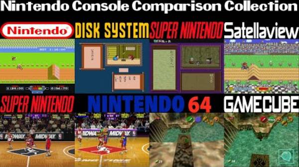 Коллекция Сравнений Приставок Nintendo: NES/FDS Vs SNES/Satellaview, SNES Vs N64, N64 Vs GameCube