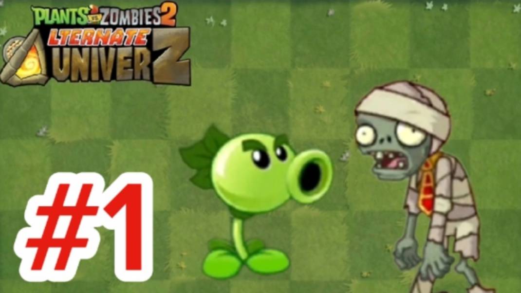 Начало приключения! Plants vs zombies 2 AltverZ #1