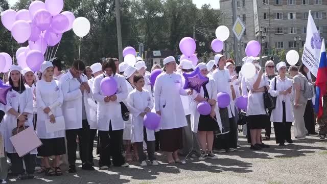 День знаний в медицинском институте