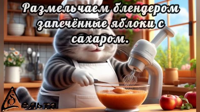 Рецепты от кота-Маркиза. Домашняя пастила из яблок.