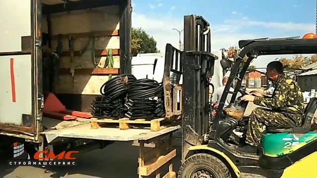 Отгрузка рукавов пневматических и вёдер нашим партнёрам в г. Ростов