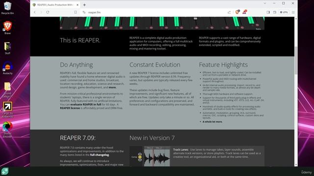 14. Installing Reaper