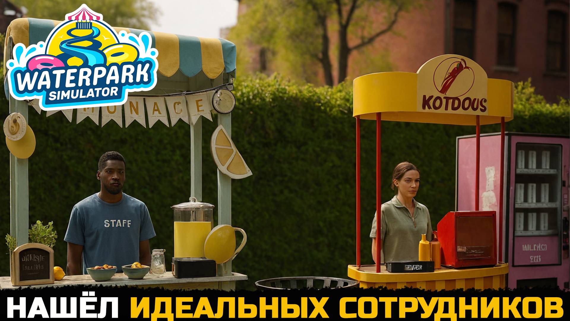 НАШЕЛ ИДЕАЛЬНЫХ РАБОТНИКОВ - Waterpark Simulator №9