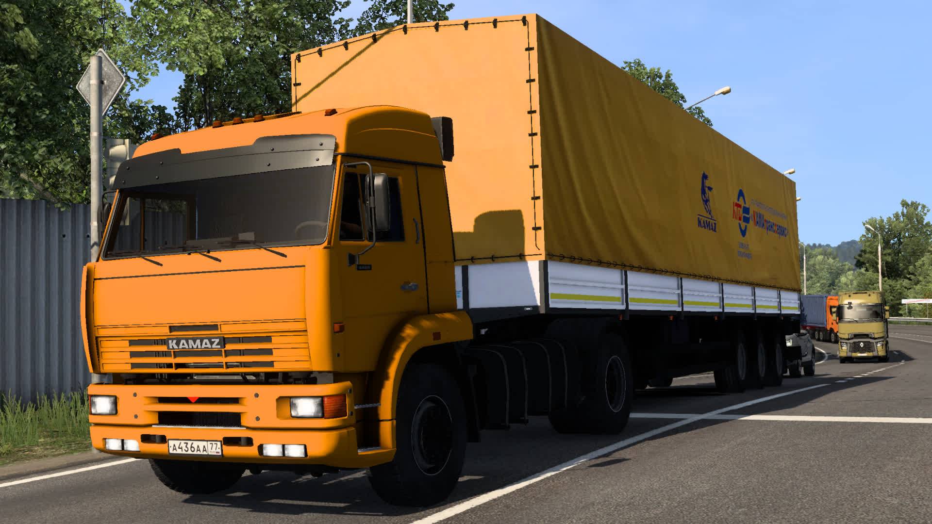 374 / ETS 2 1.55 / КАМАЗ 5460 / Русская сборка.
