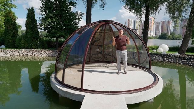Какой высоты беседку выбрать