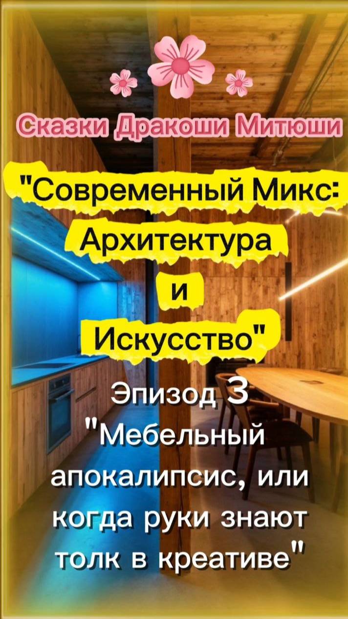 СказкиДракошиМитюши Сага7:«СовременныйМикс:АрхитектураИ Искусство»Эпизод3:«Мебельный апокалипсис...