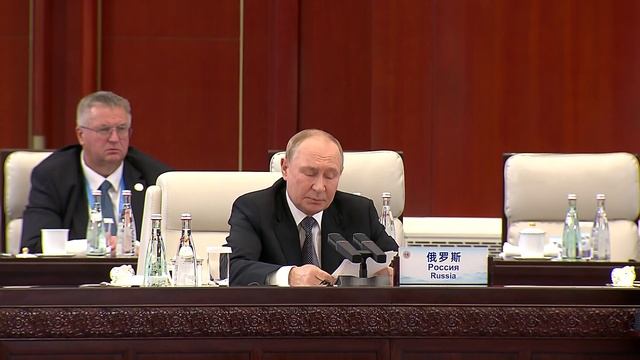 Владимир Путин принял участие в заседании Совета глав государств – членов