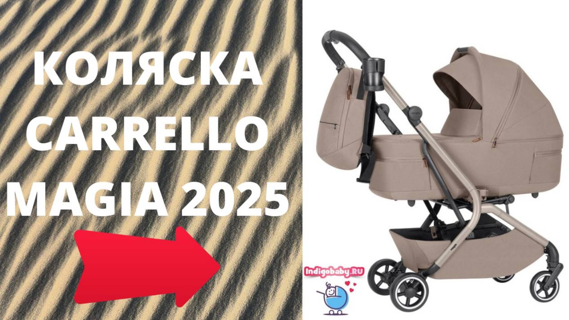 Коляска Carrello Magia CRL-6555 2 в 1❤. Смотрите видеообзор первыми!