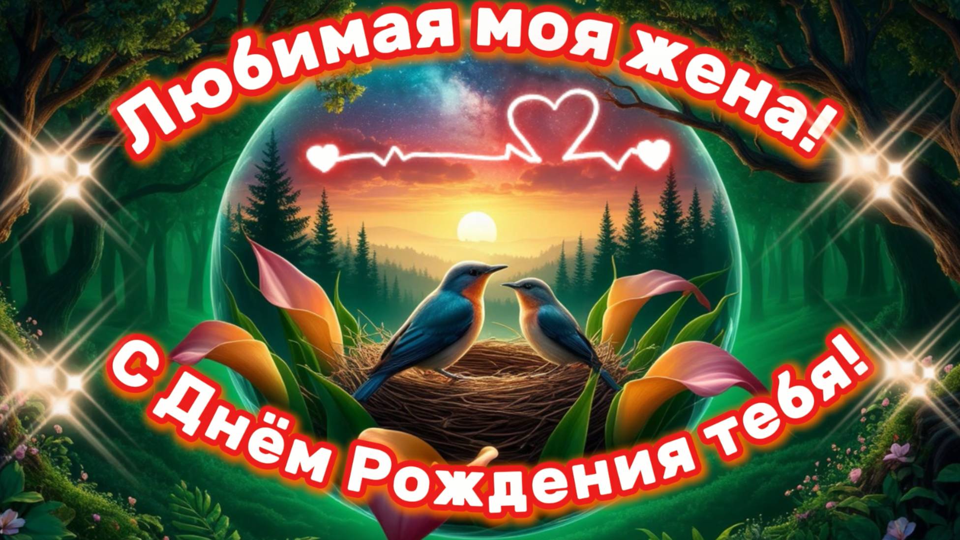 С Днём Рождения тебя, моя любимая жена!