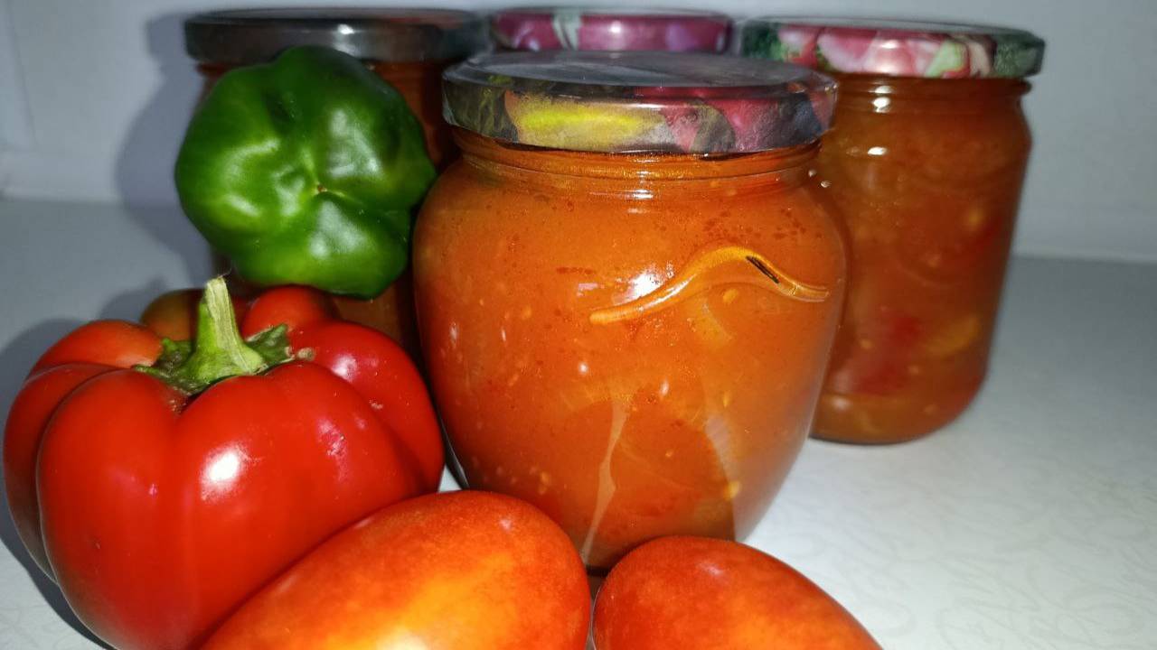 Лечо с луком.