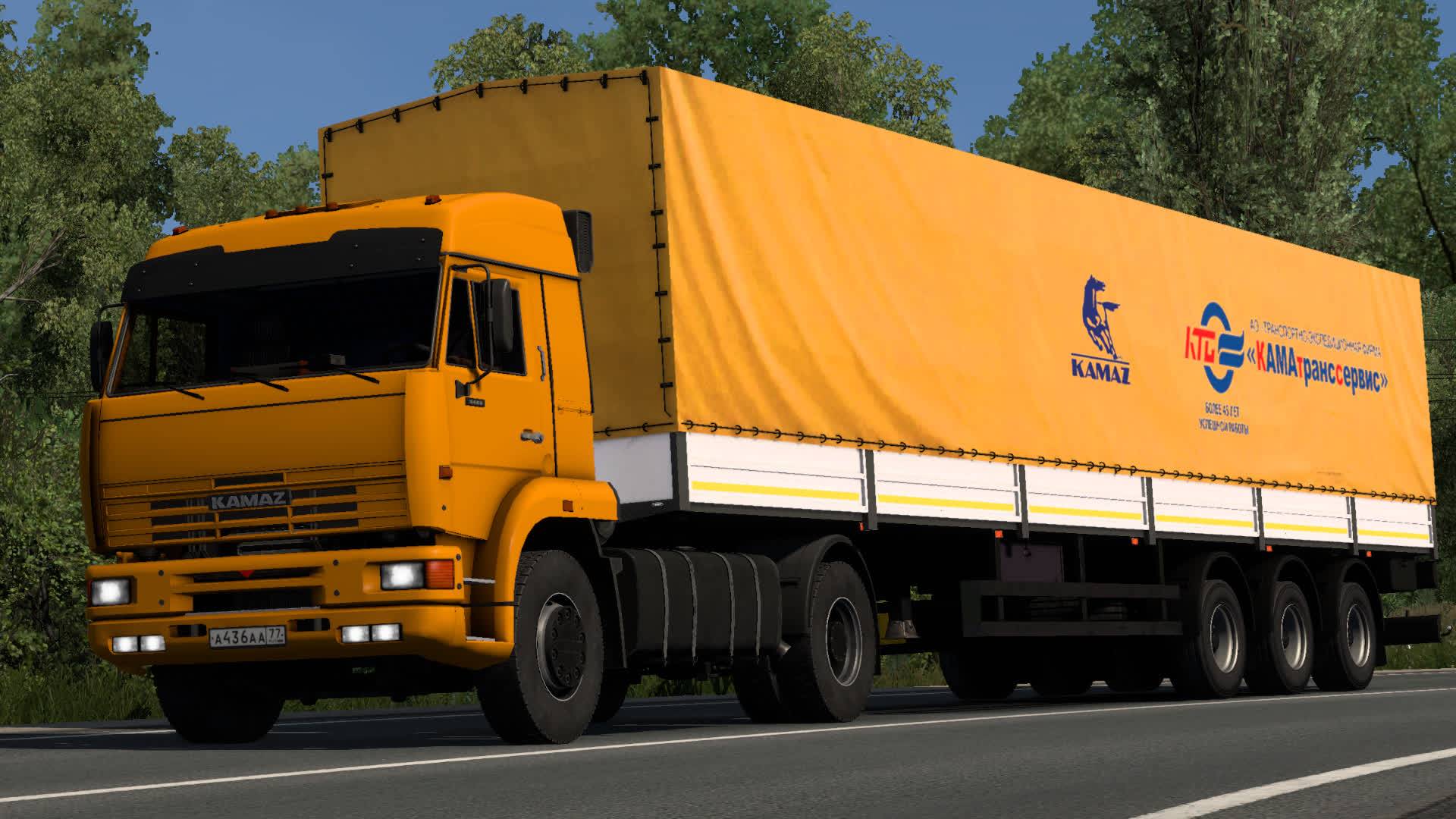 376 / ETS 2 1.55 / КАМАЗ 5460 / Русская сборка.