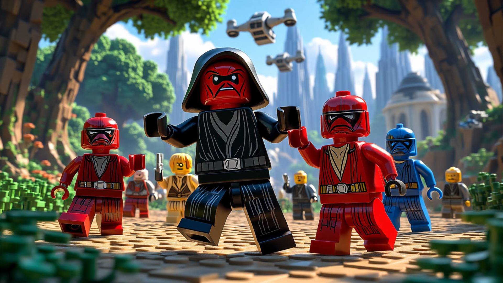 LEGO Star Wars The Complete Saga / Эпизод 1 Скрытая угроза / Вторжение на Набу