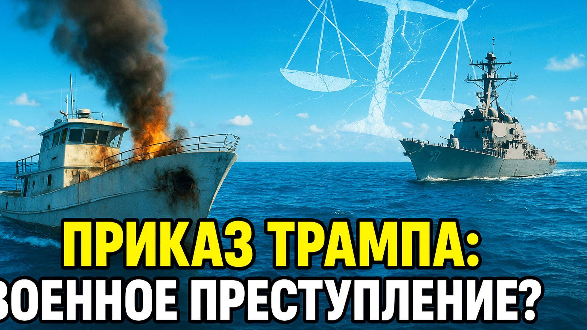 ⚖️ Скотт Риттер | Приказ Трампа: военное преступление в открытом море.