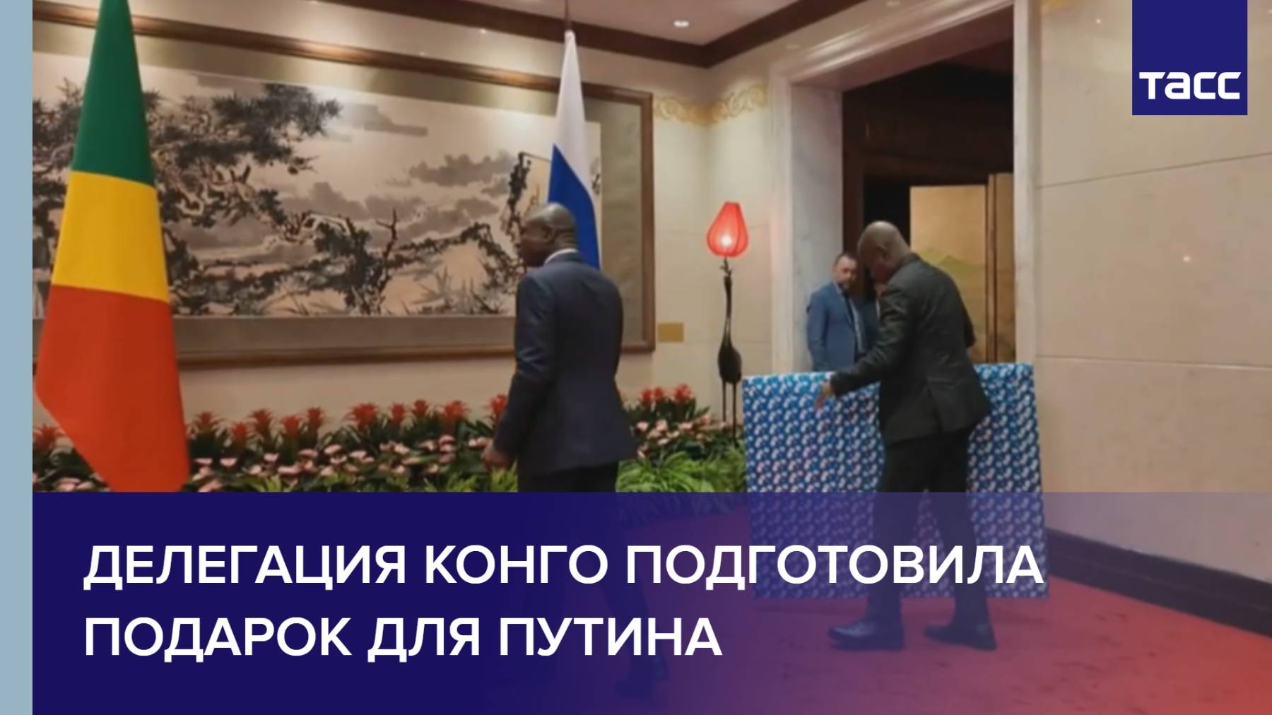 Делегация Конго подготовила подарок для Путина