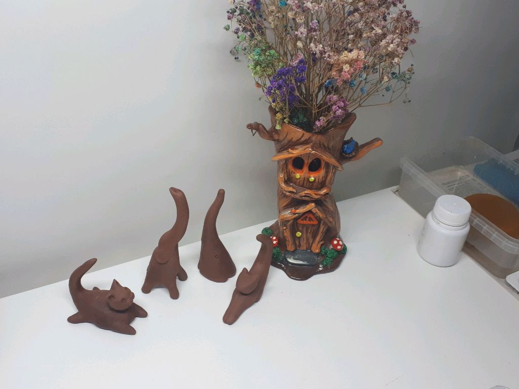 ОНЛАЙН Леплю КОШКУ из Глины