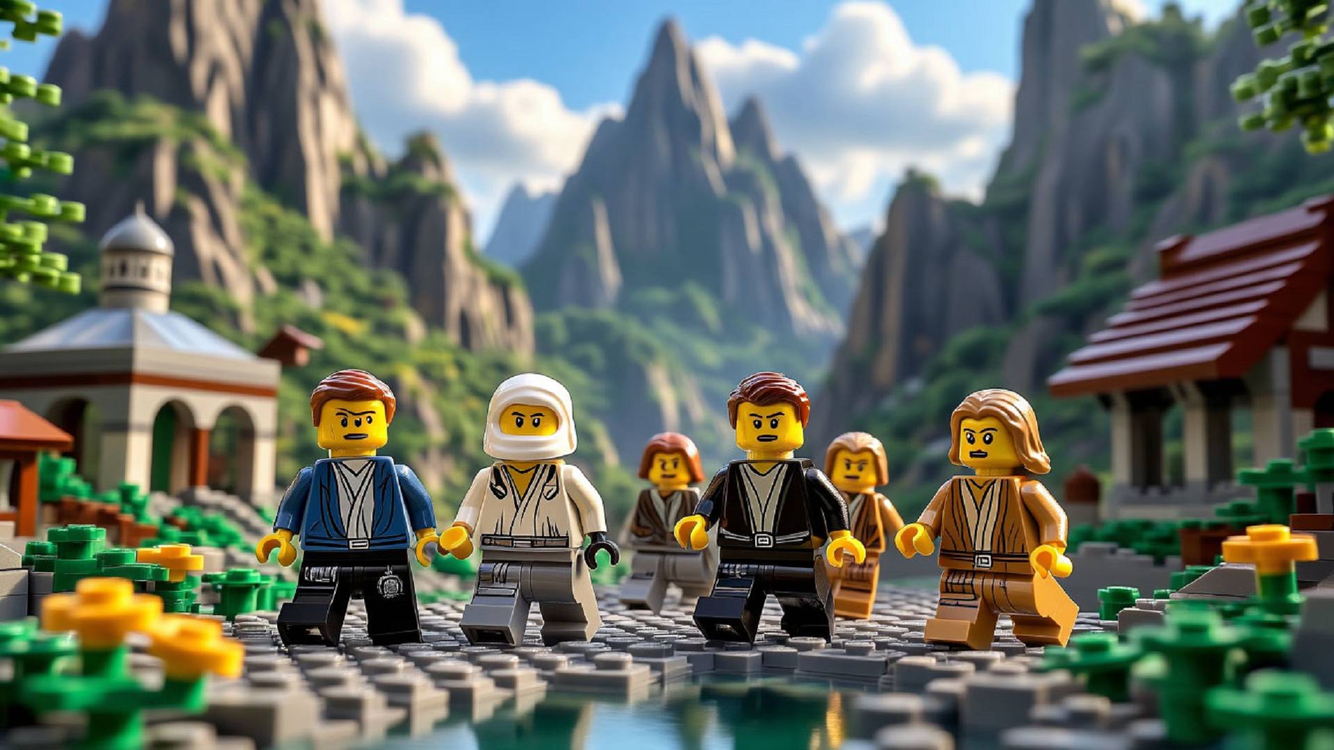 LEGO Star Wars The Complete Saga / Эпизод 1 Скрытая угроза / Побег с Набу
