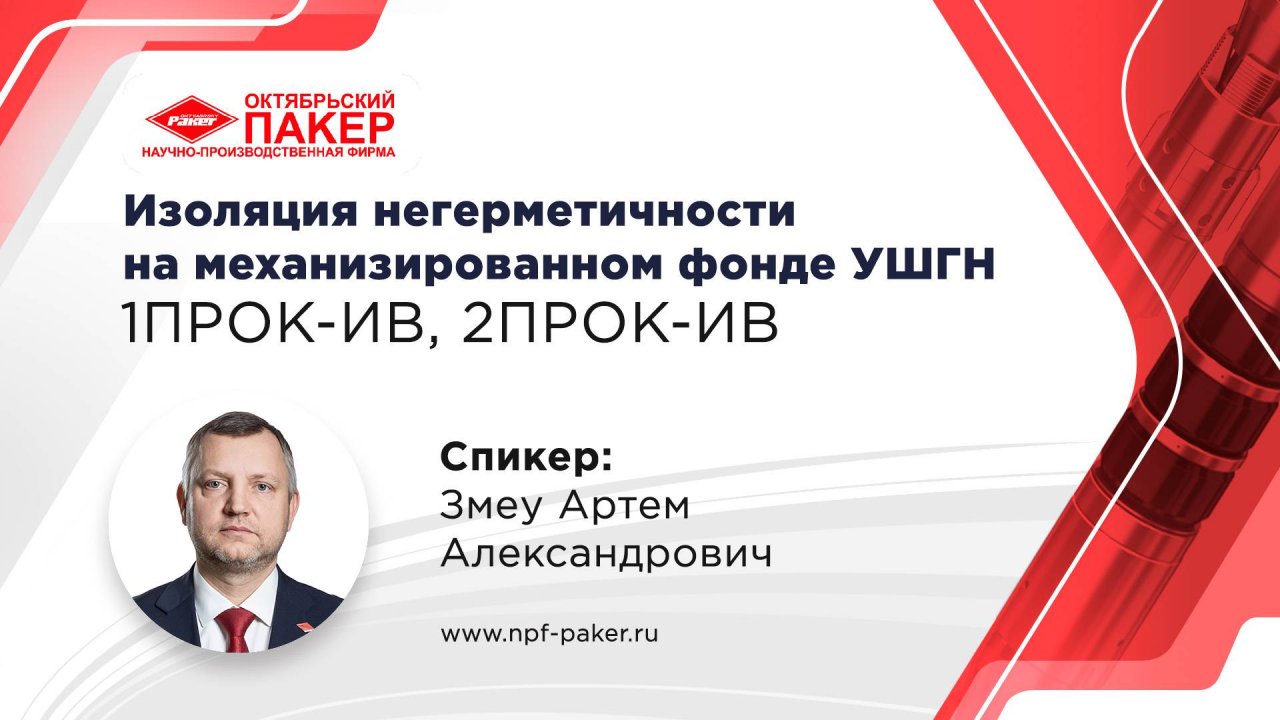 Изоляция негерметичности на механизированном фонде УШГН — 1ПРОК-ИВ, 2ПРОК-ИВ