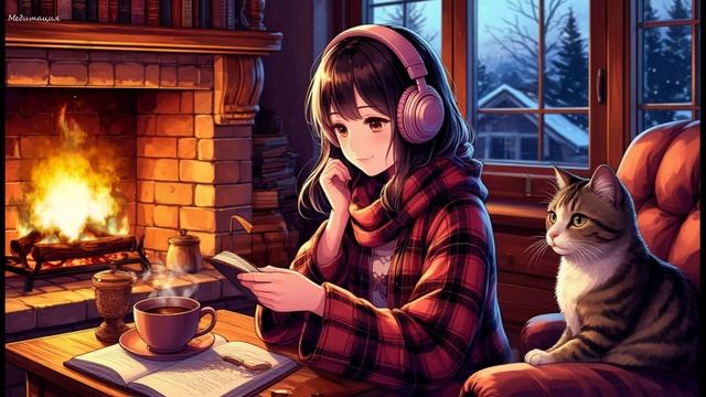 🏠 5 часов в самой уютной lofi комнате | Эстетика теплого света 💡 | Музыка для всего