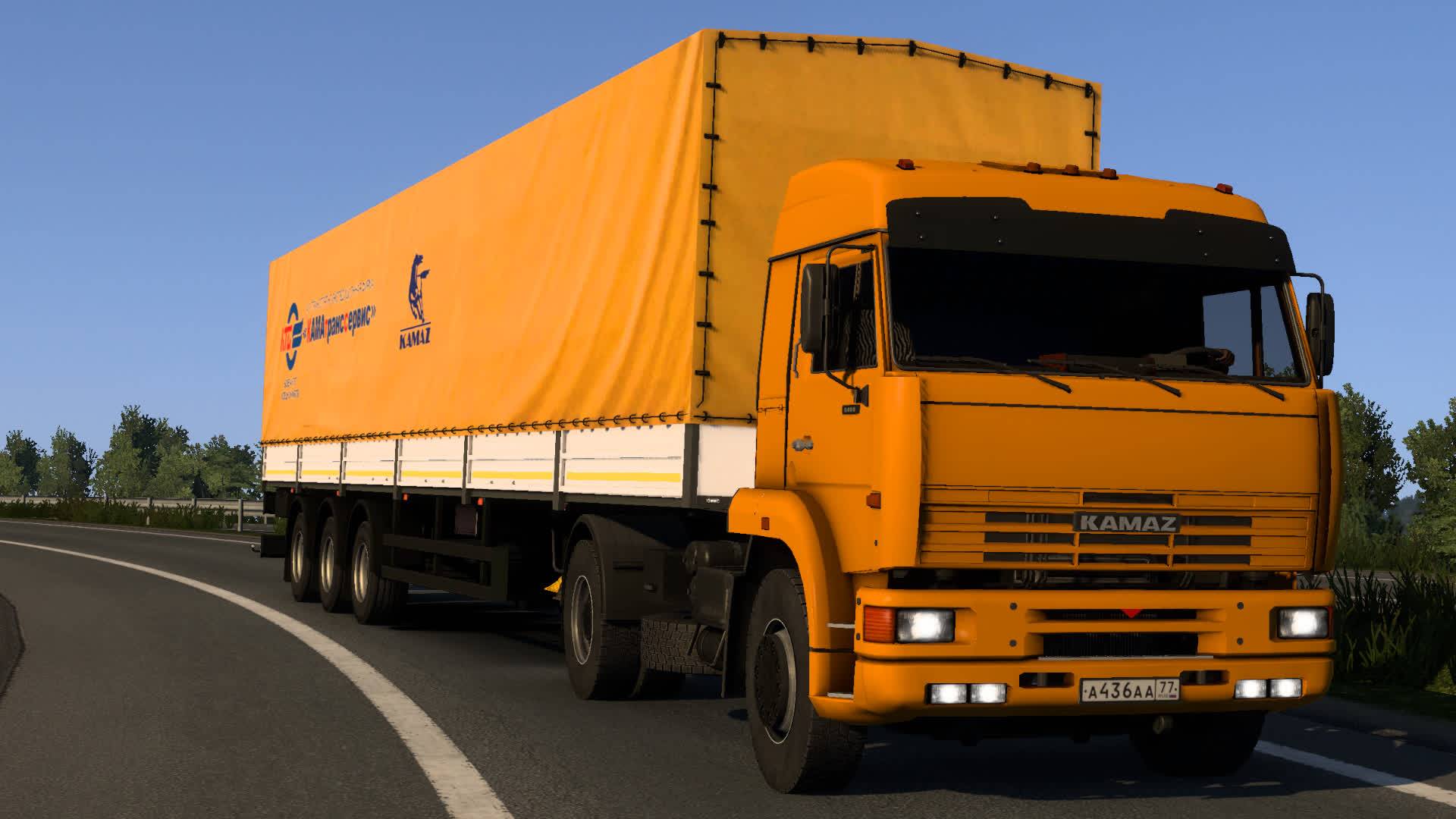 375 / ETS 2 1.55 / КАМАЗ 5460 / Русская сборка.