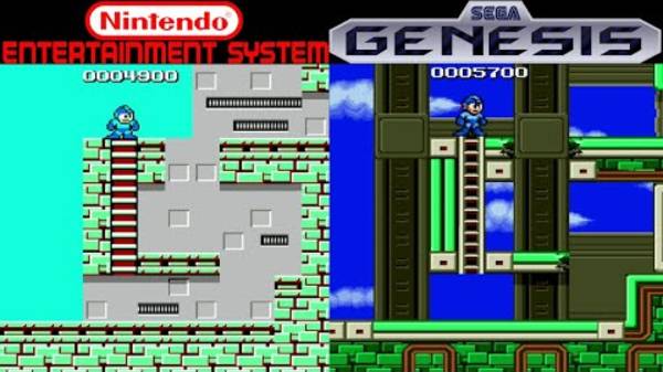 Сравнения Всех Игр на NES Vs Sega Genesis