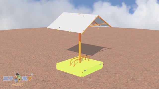 Песочница "Домик"