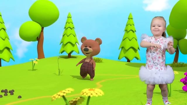 Poly kids. Мишка косолапый по лесу идет. Полина танцует под песню Мишка косолапый. Песни для детей