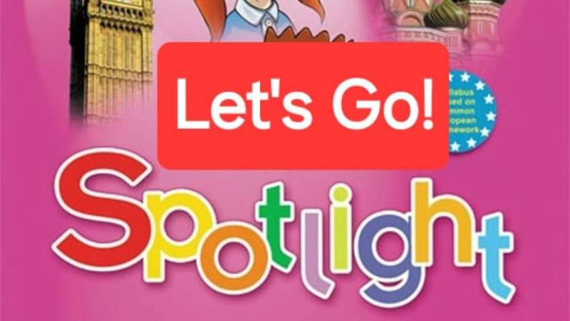 Английский с Юлей, Спотлайт 2, Учебник часть 1, Let's go, стр. 4-5.