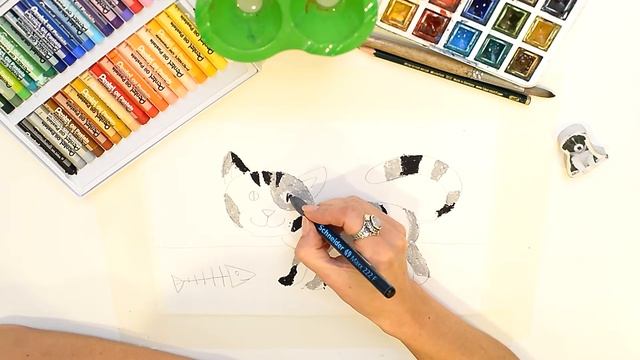 Урок 05  Полосатый котенок