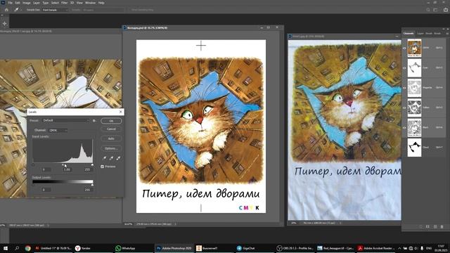 Цветокоррекция (если Акела промахнулся). Шелкография