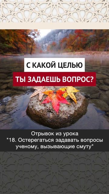 С какой целью ты задаешь вопрос? || Динар абу Идрис #ислам #факты #истина #вера #коран #аллах #пост
