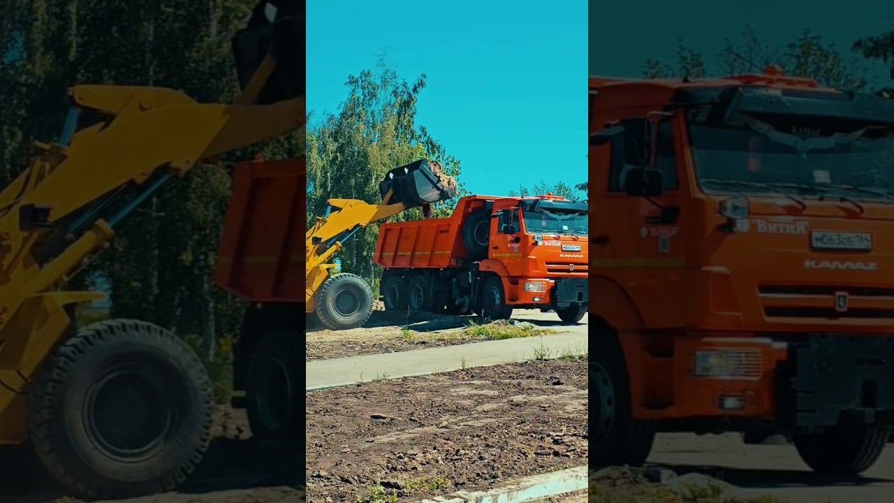 Нагрузили Камаз #грузовики