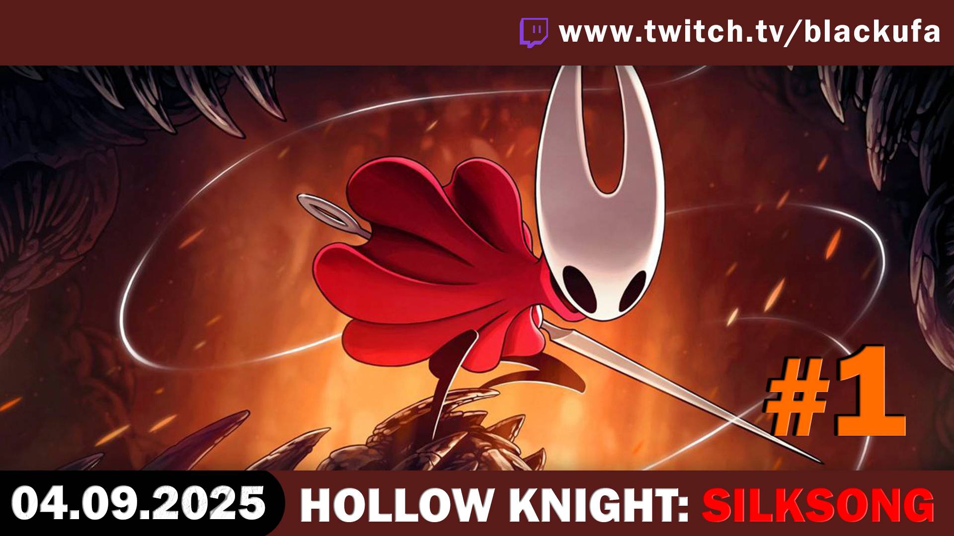 Новинка - Hollow Knight: Silksong #1. Стрим первый – ВСЕ БОССЫ И СЕКРЕТЫ СИКВЕЛА! [04.09.25]