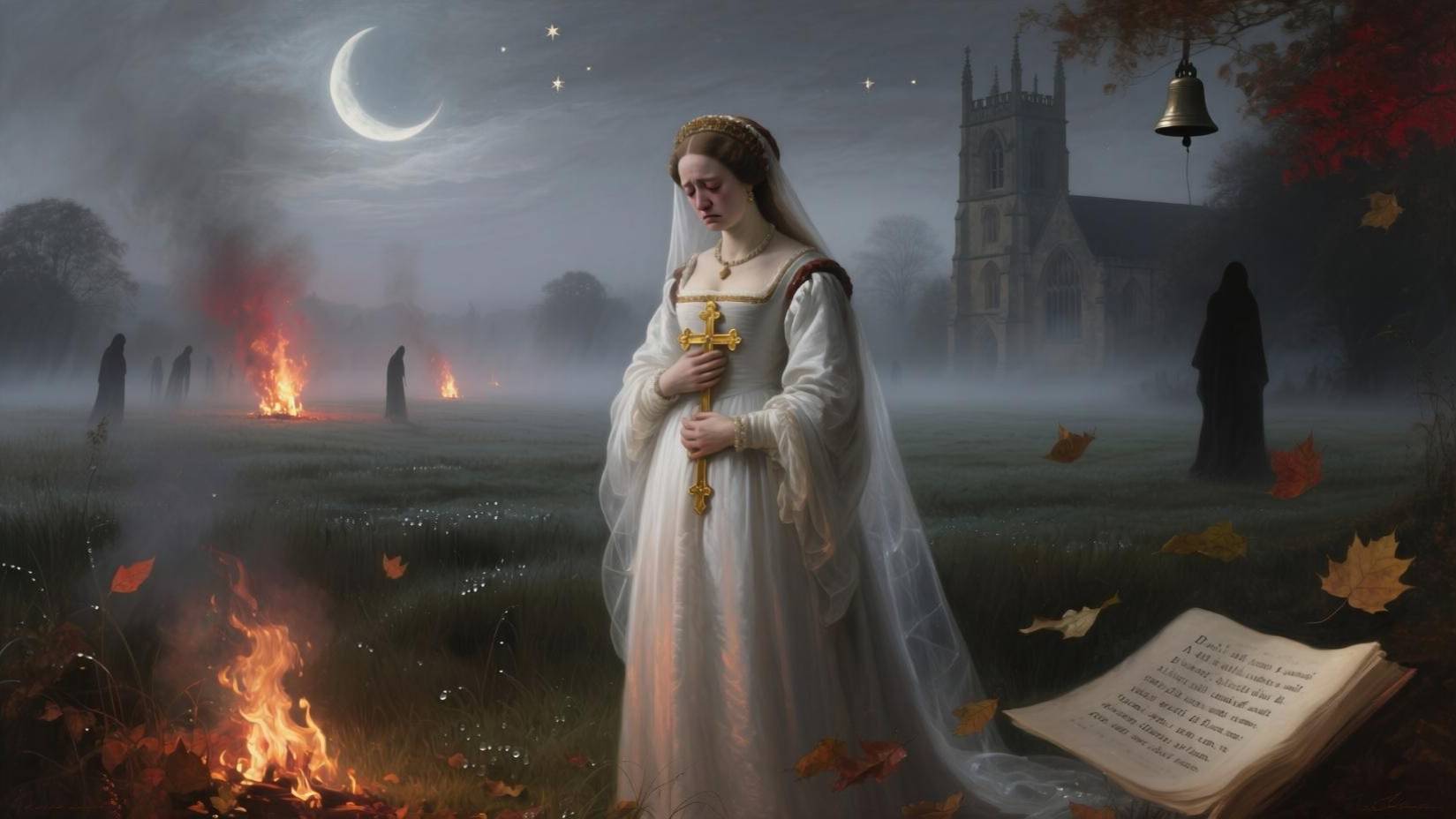 🌙 Лекция для сна. Мария Кровавая: королева, погрузившая Англию в огонь костров и кровь.