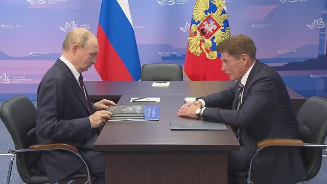 Рабочая встреча с Олегом Кожемяко