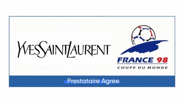 YvesSaintLaurent - Prestataire Agree de la Coupe du Monde France 98