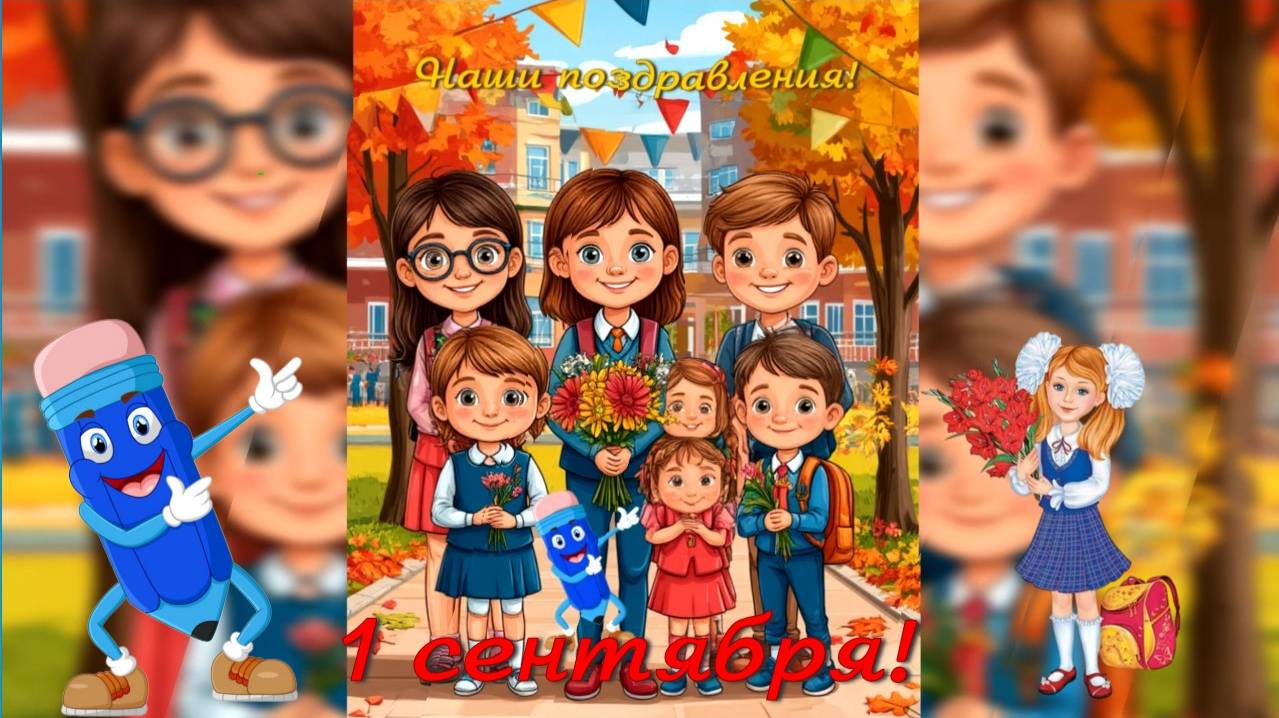 Поздравление с 1 сентября!