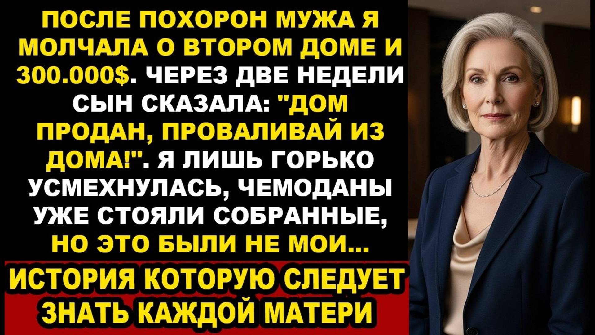 ПОСЛЕ ПОХОРОН МУЖА Я СКРЫЛА ОТ СЫНА ВТОРОЙ ДОМ. И КАК ЖЕ Я РАДА, ЧТО ПРОМОЛЧАЛА…Жизненный рассказ