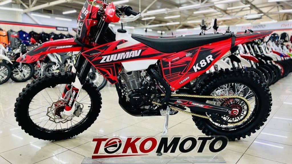 Мотоцикл эндуро ZUUMAV K8R YBH300 (красный) НОВЫЙ