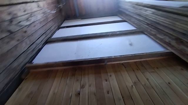 Ремонт холодной веранды утепление полов часть 5