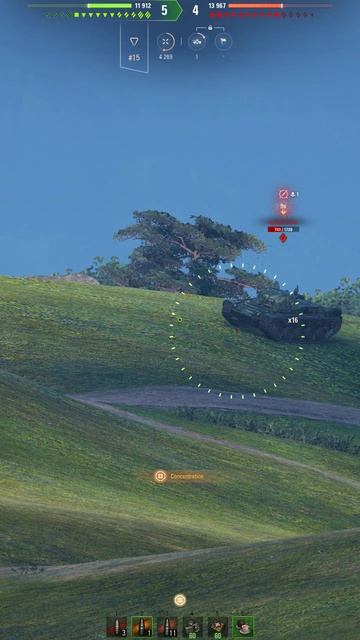 Кусает больно! • FV215b 183 - 5 Фрагов 10.4K Урона #wot #FV215b183 #миртанков #wotbestmoments