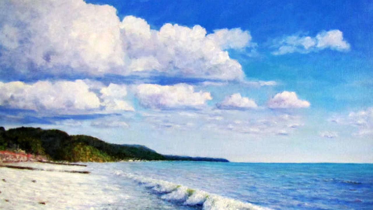 Летние пейзажи и натюрморты художника Андрея Люмеса