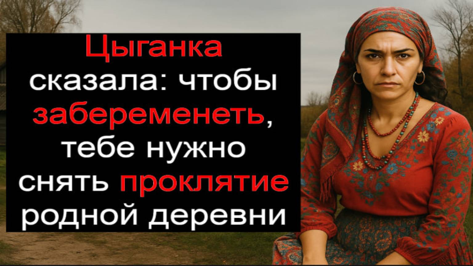 Чтобы ЗАБЕРЕМЕНЕТЬ 💔 ЦЫГАНКА сказала вернуться в родную деревню! 🔮 История прощения и любви