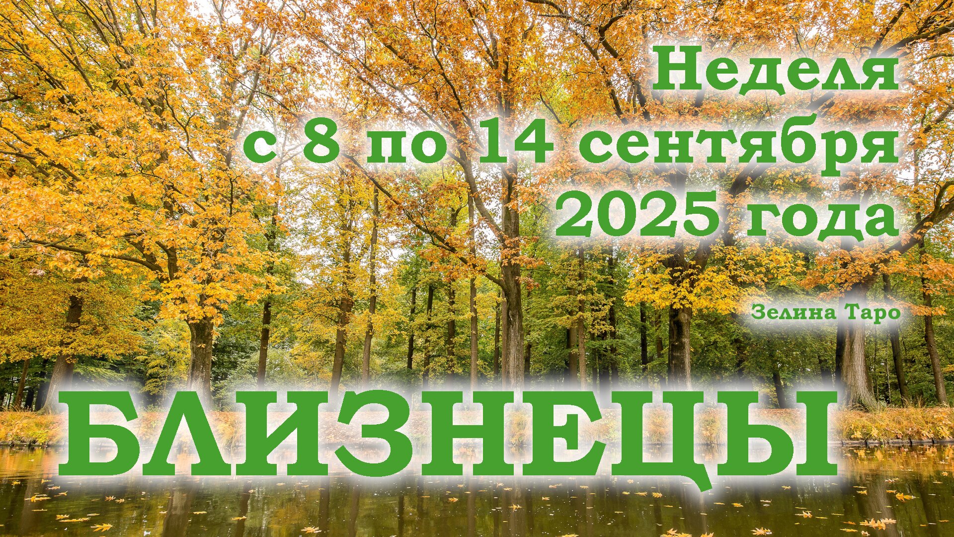 БЛИЗНЕЦЫ | ТАРО прогноз на неделю с 8 по 14 сентября 2025 года