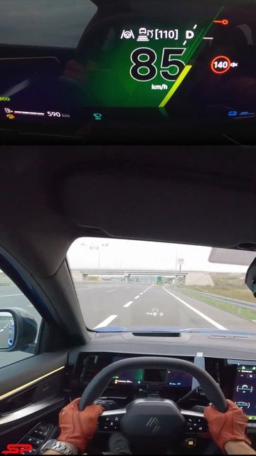 ПРОВЕРКА ТОРМОЗОВ RENAULT RAFALE НА СКОРОСТИ 130-0 км/ч