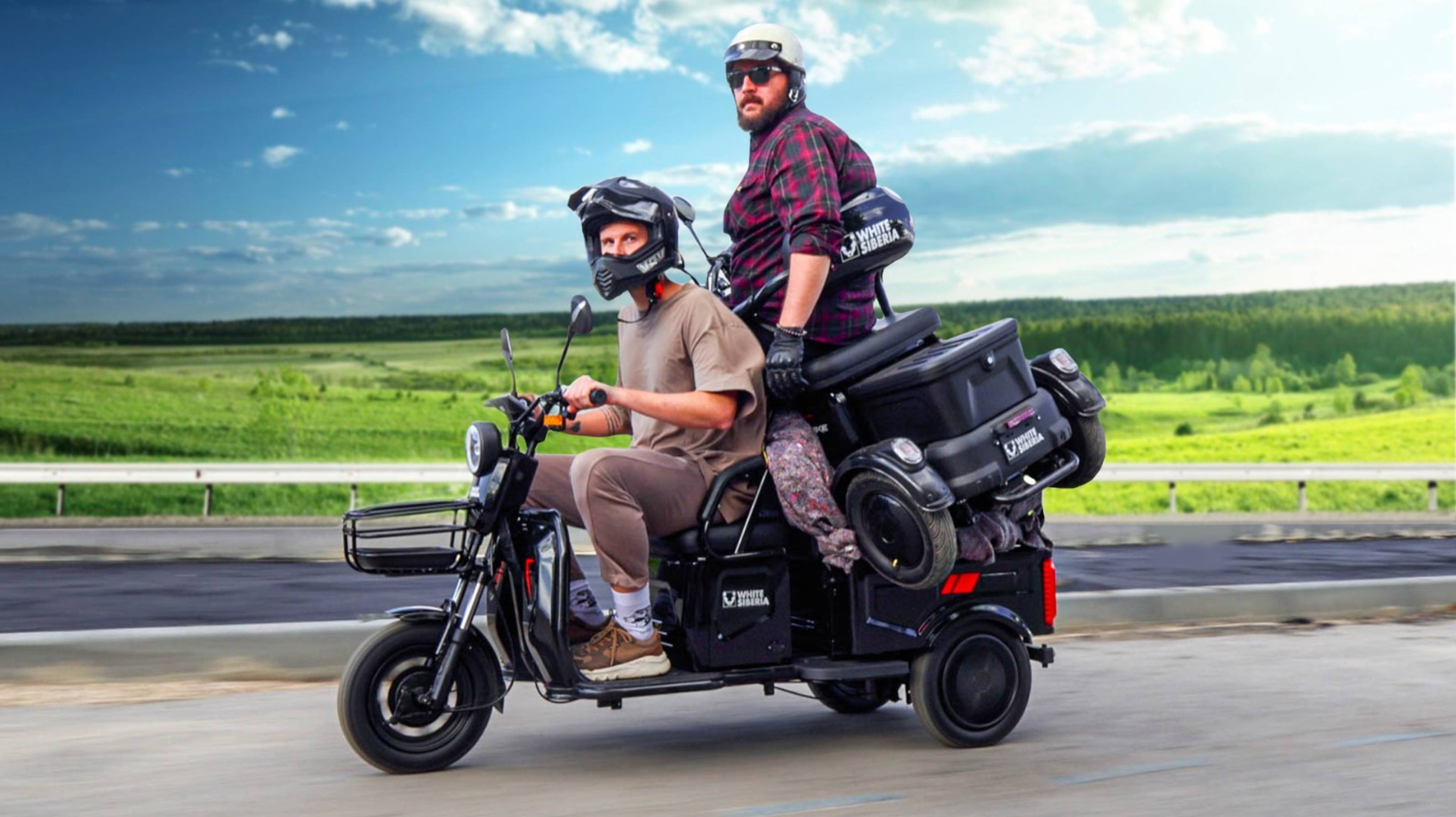 ЭТОТ ЭЛЕКТРОТРИЦИКЛ НАС ОЧЕНЬ УДИВИЛ | White Siberia Sibtrike