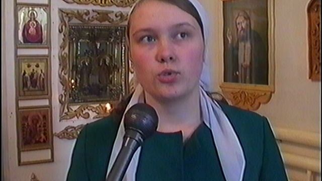 женский хор в церви Поспелиха 2006г