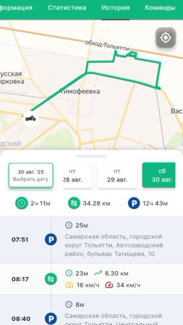 Мобильное приложение AXENTA для  мониторинга  транспорта
