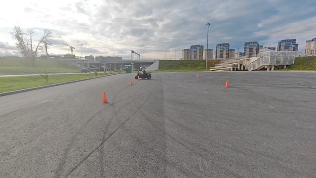 Gymkhana GP 2025 stage 5 / Григорьев Александр Yamaha MT-07 / heat 1