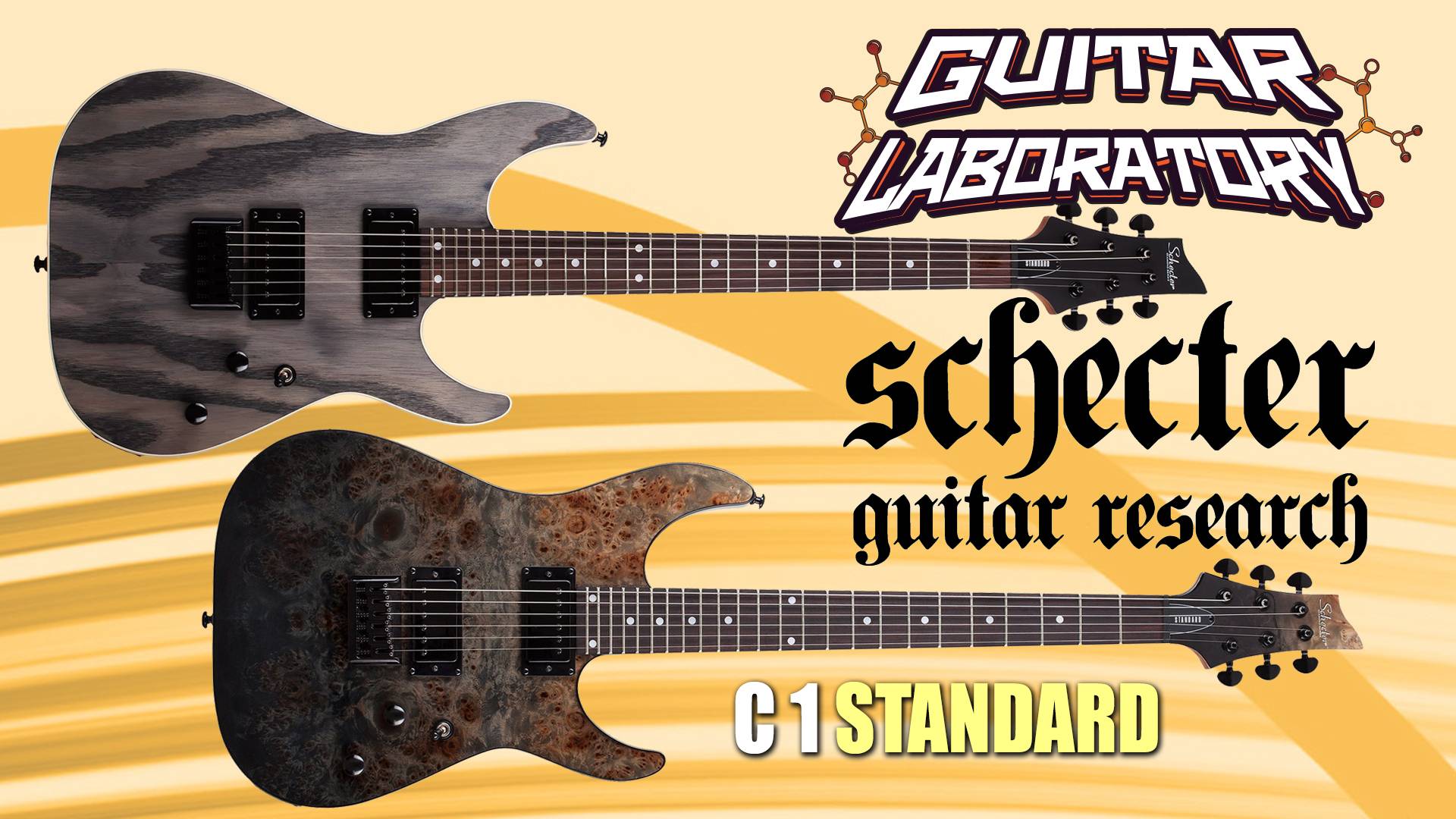 SCHECTER C-1 STANDARD - электрогитара из махагона с хамбакерами